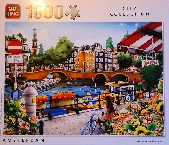 King Puzzle 'Amsterdam' | 1000 pieces. Nice jigsaw puzzle!