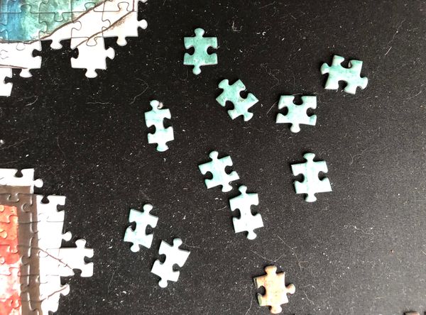 Tips om snel te puzzelen - de lucht leggen
