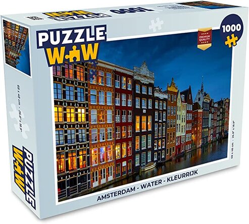 PuzzleWow 'Amsterdam Canal Houses' | Puzzle 1000