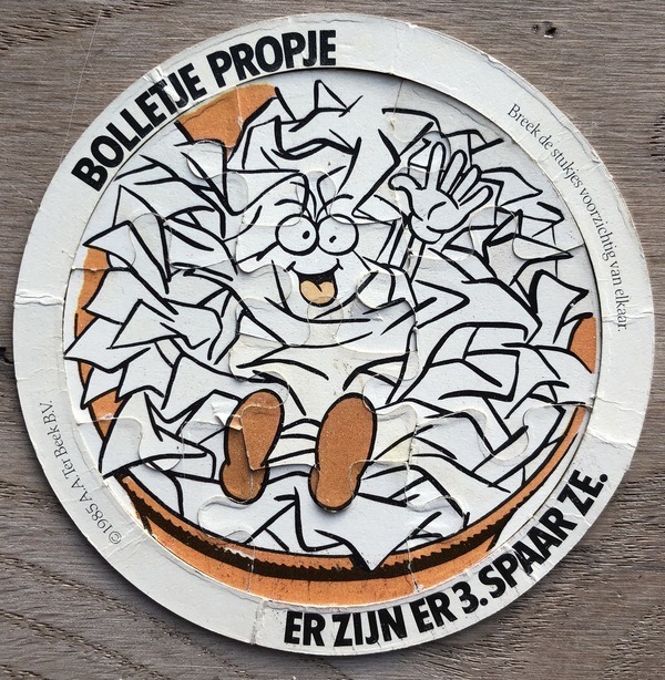 Jan van Haasteren puzzel 'Bolletje' (3x2 puzzelkaartjes - 10 stuks)
