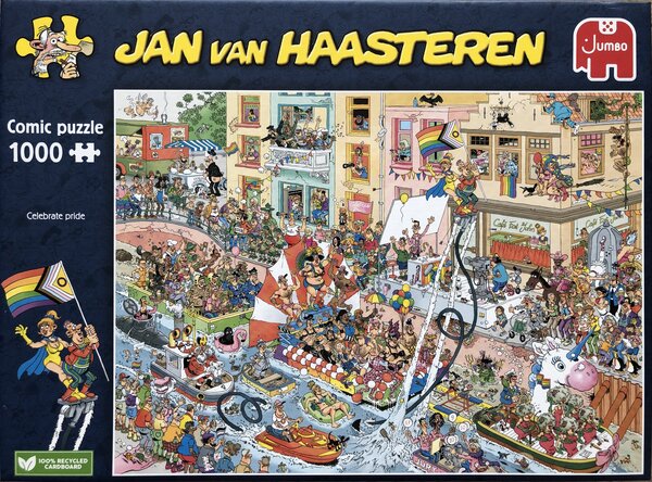 Jan van Haasteren 'Celebrate Pride' (De Parade) 1000 stukjes