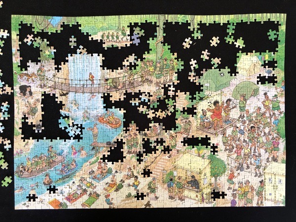 Jan van Haasteren 'Jungletocht' 1000 stukjes. Finalepuzzel NK 2024