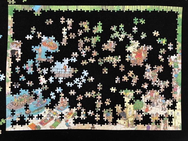 Jan van Haasteren 'Jungletocht' 1000 stukjes. Finalepuzzel NK 2024