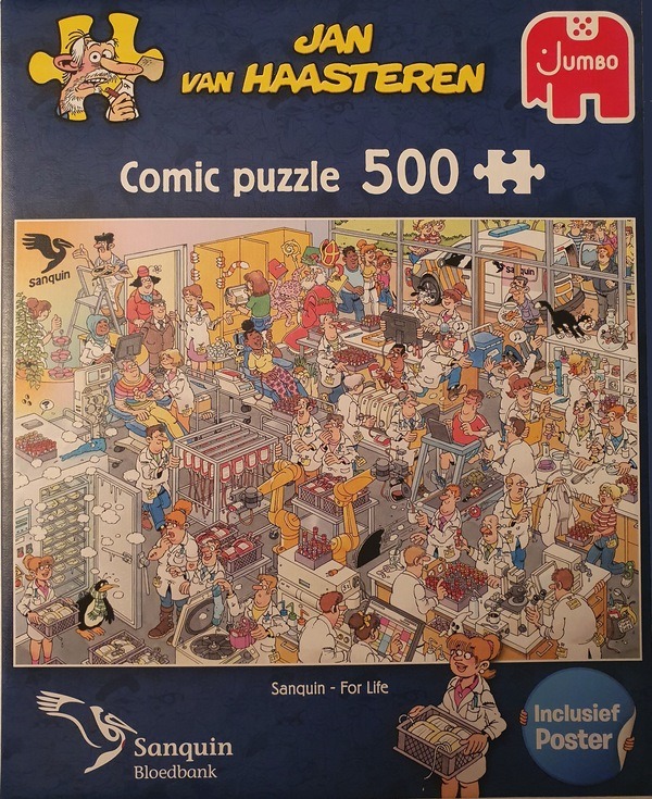 Sanquin - For Life (Incl Poster) - Puzzle 1000 piezas