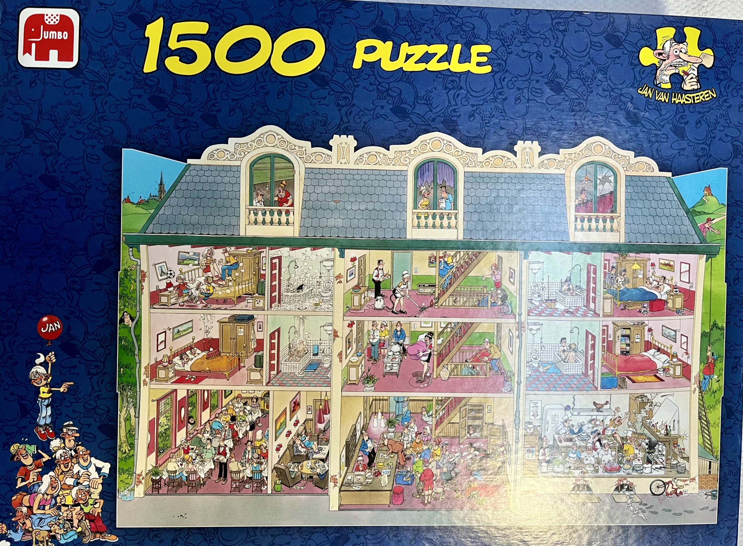 Hotel contour puzzle - Puzzle 1000 pieces