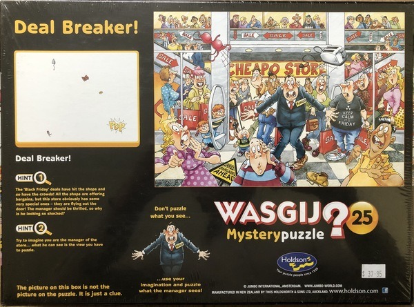 Wasgij Sällsynt pussel 'Deal Breaker! (HFW)' - Original